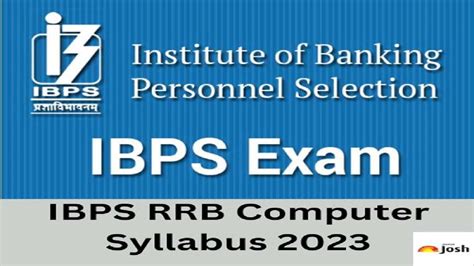 Ibps Rrb Computer Syllabus 2023 Pdf Download Check Important Topics