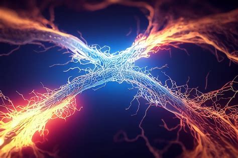 Premium Photo 3d Illustration Of Neural Connections Information Flow