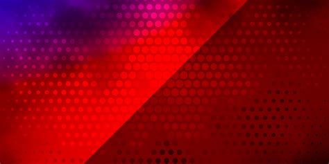 Dark Blue Red Vector Template With Circles Abstract Colorful Disks On Simple Gradient