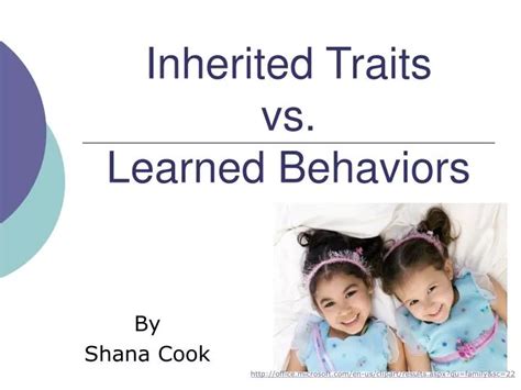Ppt Inherited Adaptations Vs Learned Traits Powerpoint Ppt Learned