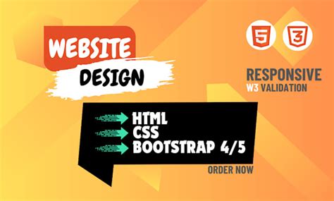 Create A Responsive Website With Html Css And Bootstrap By Sara370 Fiverr
