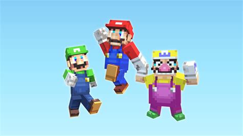 mit looking for work on twitter some custom mario minecraft skins made using the custom