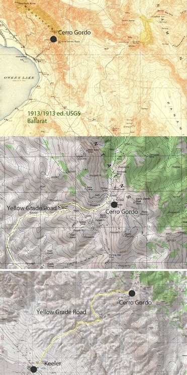 Cerro Gordo Mines Road Historic Trails And Wagon Roads