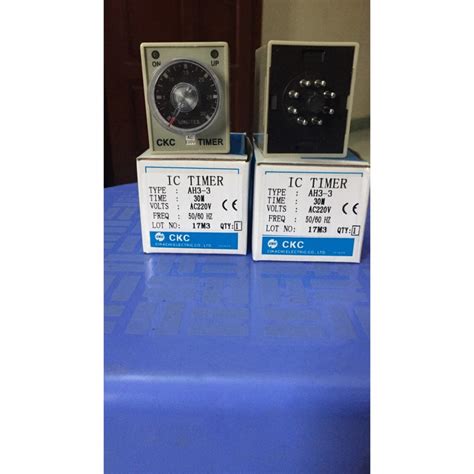 Sốc Timer Ckc Rơ Le Thời Gian Ckc Công Tắc Thời Gian Ckc 10s 30s 60s
