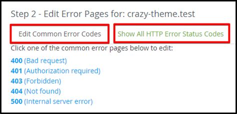 How To Create Custom Error Pages
