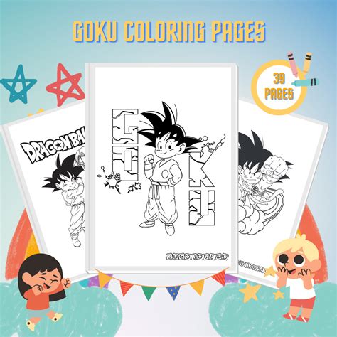 40 Dibujos De Goku Para Colorear Para Niños Hojas Para Imprimir Gratis