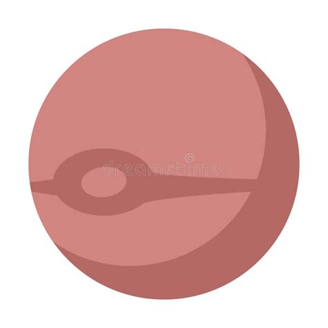 Dwarf Planet In Solar System Brochure Element Design Stock Vector