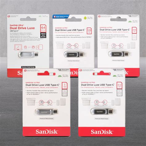 Sandisk Ultra Dual Drive Luxe Usb Type C 3132 Gen 1 256gb Sdddc4