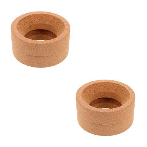 Hemoton 4 Pcs Laboratory Ring Holder For Lab Flasks Cork Stand Round Bottom Flasks Holder Lab