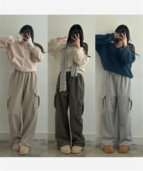 핏보장 실물대박 코퀄 컬러예쁨 미친핏 카고 트레이닝 팬츠 에이블리