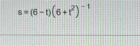 Solved S T T Chegg Com