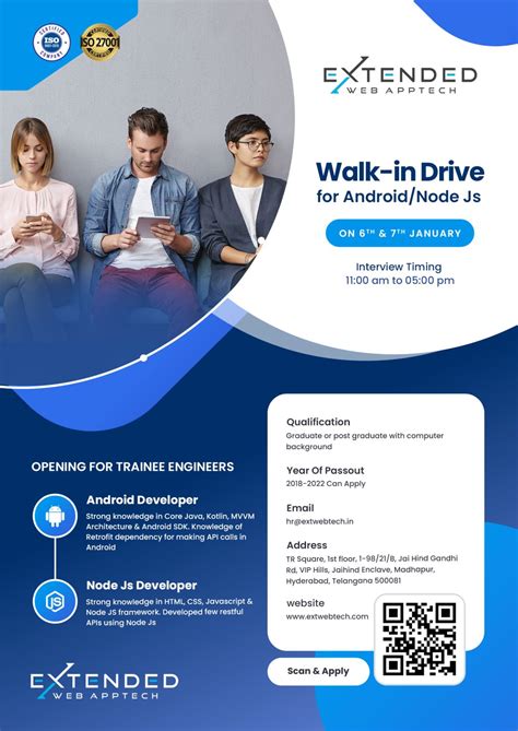 Nodejs Androiddeveloper Walkininterview Freshershiring Trained
