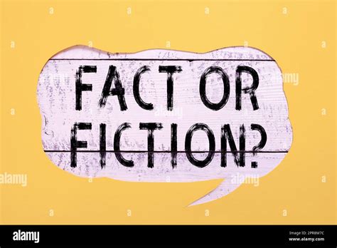 Writing Displaying Text Fact Or Fiction Conceptual Photo Is It True Or Is False Doubt If
