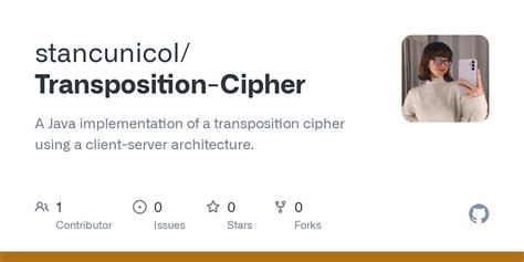 Github Stancunicol Transposition Cipher A Java Implementation Of A Transposition Cipher Using