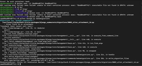 Errno 13 Permission Denied Only In Docker Not Mac Or Windows Rdjango