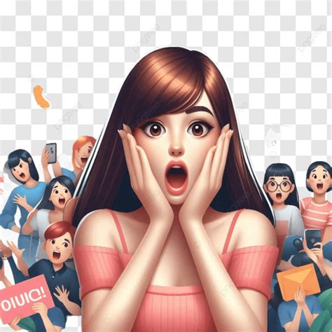 와우 놀란 여자들 디자인 투명 무료 와우 여자들 놀란 여자 얼굴 놀람 소녀 Png 일러스트 및 이미지 에 대한 무료 다운로드 Pngtree