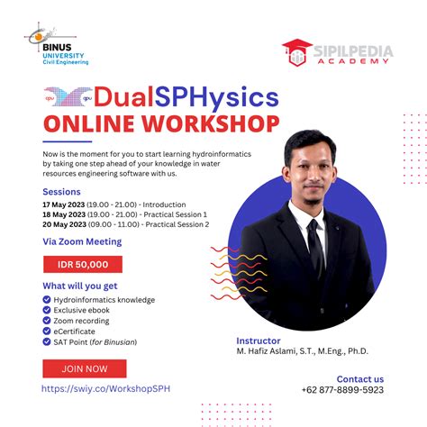 WORKSHOP SMOOTHED PARTICLE HYDRODYNAMICS DENGAN MENGGUNAKAN SOFTWARE DualSPHysics Event Event