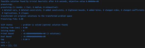 How To Collect All Feasible Solutions During Scip Solve · Issue 549