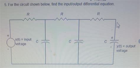 [solved] please show all work 5 for the circuit