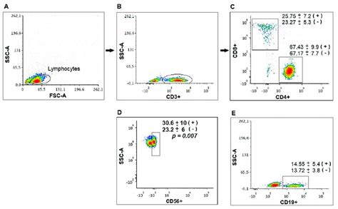 Immunophenotyping Of Lymphocytes From Healthcare Workers The Average Download Scientific