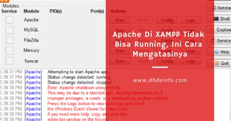Apache Di Xampp Tidak Bisa Running Ini Cara Mengatasinya