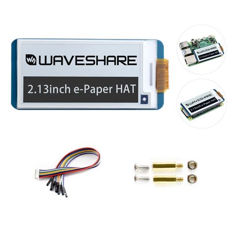 Waveshare 2 13 Inch E Paper Display Hat 250x122 Resolution Desertcart
