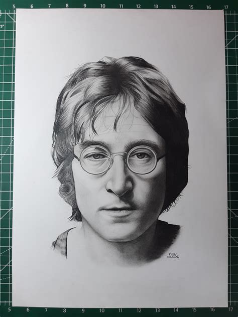 John Lennon Drawing Dragoart