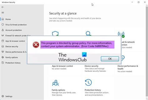Fix Windows Defender Error 0x800704ec This Program Is Blocked By Group Policy Trendradars Latest