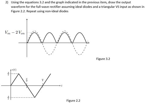 SOLVED Using The Equations 3 2 And The Graph Indicated In The Previous Item Draw The Output