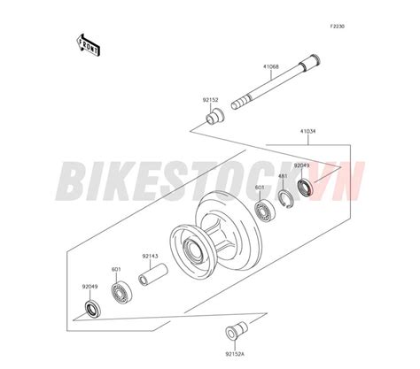 Chassis Front Hub Bikestockvn