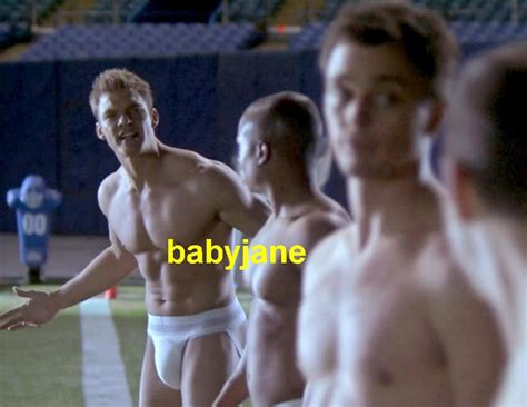 033 Alan Ritchson Blue Mountain State Semi Nude In Jockstrap Beefcake
