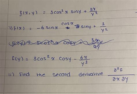 Second Partial Derivative R Askmath