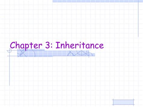 03chapterinheritance For Java Oop Design Ppt