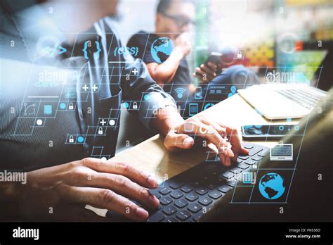 Coding Software Developer Work With Ar New Design Dashboard Computer