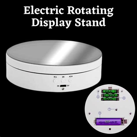 3 Speed Electric Rotating Display