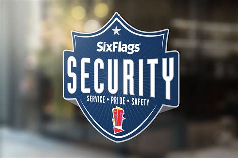 Six Flags Security Logo And Branding Matt Hatfield Art