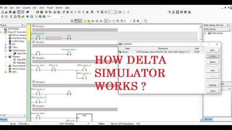 How Delta Simulator Works Ii Ladder Logic Ii Isp Soft Ii Plc Programming Ii Youtube