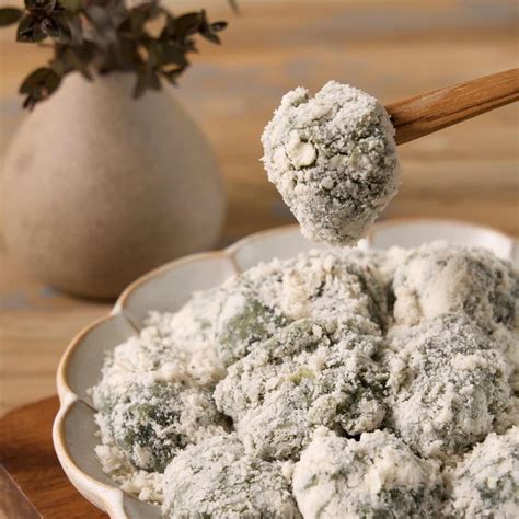 포슬포슬 거피 팥고물 [쑥인절미] 현미찰떡 믿고 사는 즐거움 Ssg Com