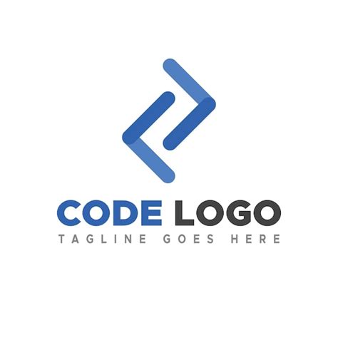 Premium Vector Code Logo