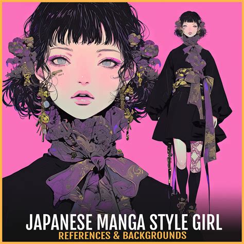Artstation 505 Japanese Manga Style Girl
