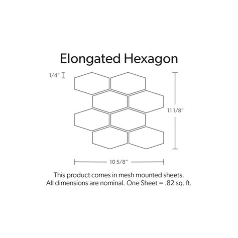 Azure Essentials Elongated Hex Hawaii Stone