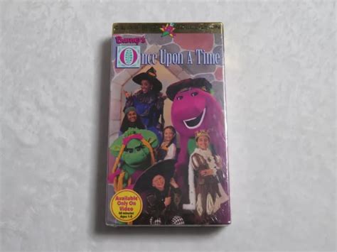 BARNEY ONCE Upon A Time VHS 1996 SEALED 90s Rare 49 75 PicClick CA