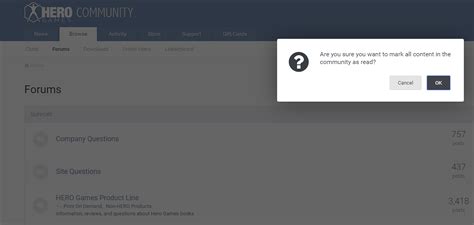 Option To Turn Off Confirmation Dialogs Site Questions Hero Games