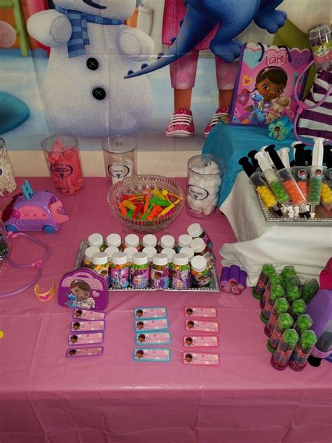 Doc Mcstuffins Candy Table Doc Mcstuffins Party Mcstuffins Doc Mcstuffins