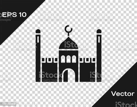 투명한 배경에 고립 된 검은 무슬림 모스크 아이콘 벡터 일러스트레이션 0명에 대한 스톡 벡터 아트 및 기타 이미지 0명