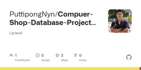 Github Puttipongnyncompuer Shop Database Project Laravel Laravel