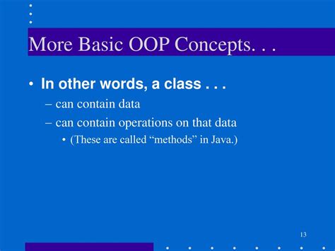 Objects Classes And Methods Ppt Download