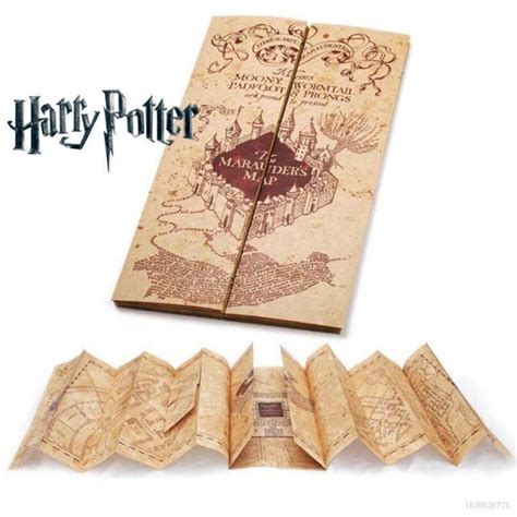 【the Best】 Harry Potter Marauder Map 3d Collectors Map Hogwarts