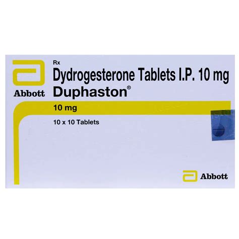 Duphaston 10mg Tablet 10s Dawabox