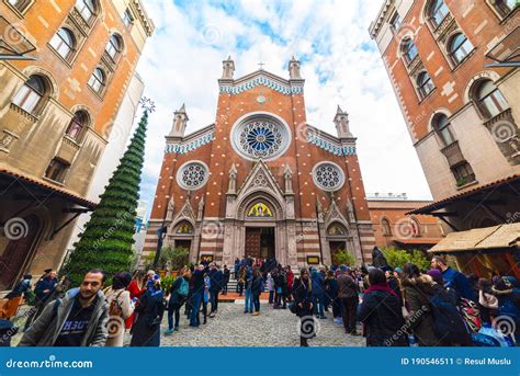 St Antoine Church In Istiklal Street Taksim Istanbul Turkey